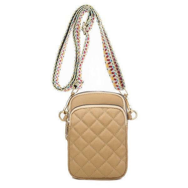 Tori Quilted Crossbody Trendy Strap Sling Style | beautybrew